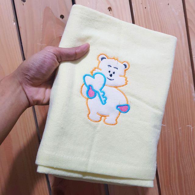 Harga Handuk Bayi 60x110 cm Handuk Baby Lembut Ivory BORDIR / SABLON ...