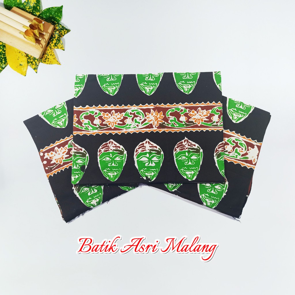 Jual Kain Batik Cap Motif Topeng Tugu Malangan. Bisa Pesan Desain ...