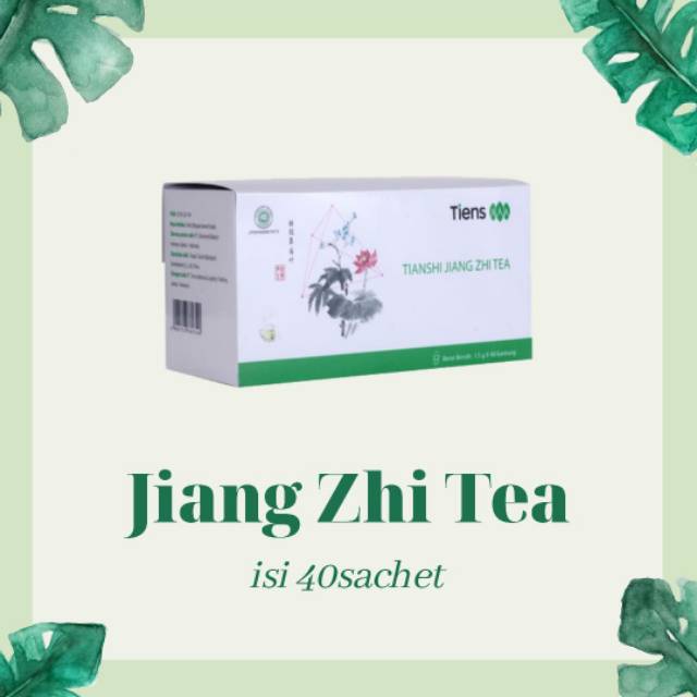 Jual TEH JIANG ZHI TEA BY TIENS 1 BOX ISI 40 SACHET | Shopee Indonesia