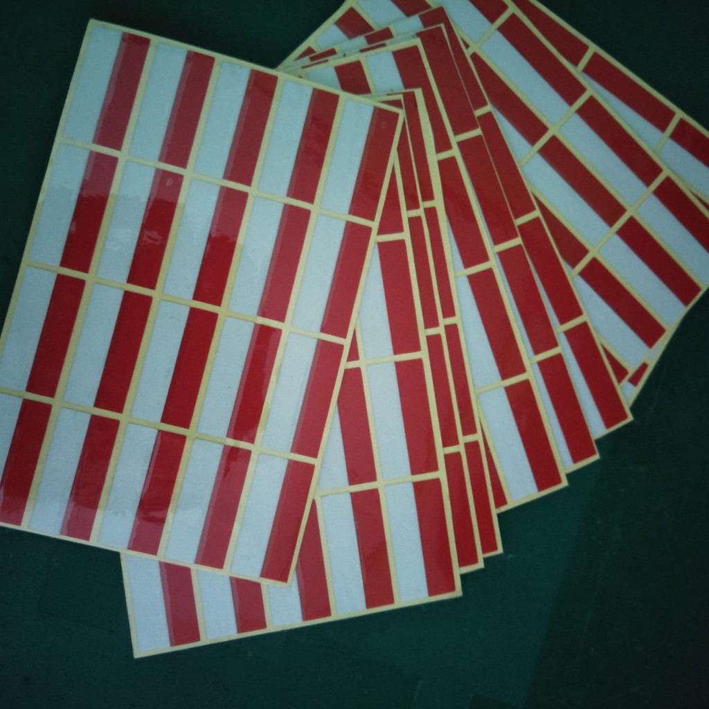 Jual Stiker bendera INDONESIA sticker merah putih Indonesia|Shopee ...