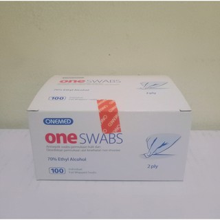Jual ONE SWABS KAPAS ALKOHOL ONEMED SWAB ONEMED ALKOHOL SWAB ONEMED ...