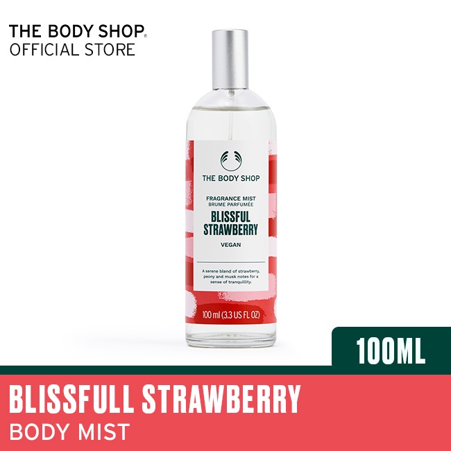 Jual The Body Shop Blissful Strawberry Body Mist Fragrance 100Ml ...
