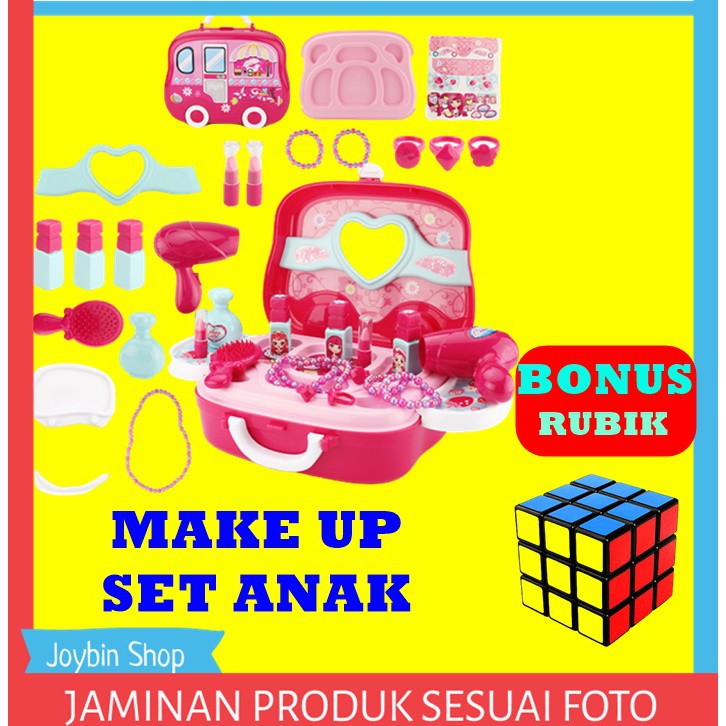 Jual MAINAN MAKE UP MAKEUP SET ANAK PEREMPUAN CEWEK EDUKASI BALOK RUBIK ...
