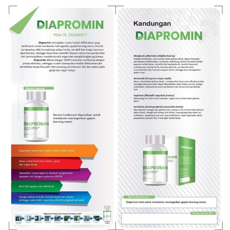 Jual DI BELI Diapromin Obat Mengobati Diabetes Aman Tanpa Efek Samping ...