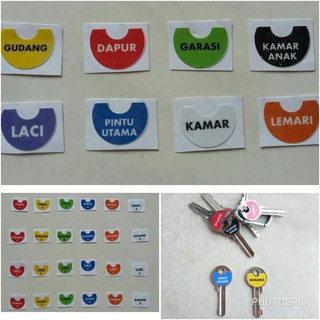 Jual stiker penanda kunci | Shopee Indonesia