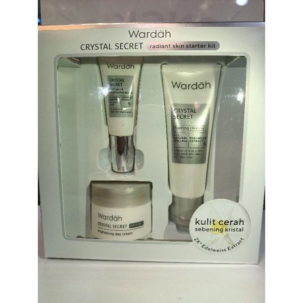 Jual WARDAH CRYSTAL SECRET RADIANT STARTER KIT (NEW) Indonesia|Shopee ...