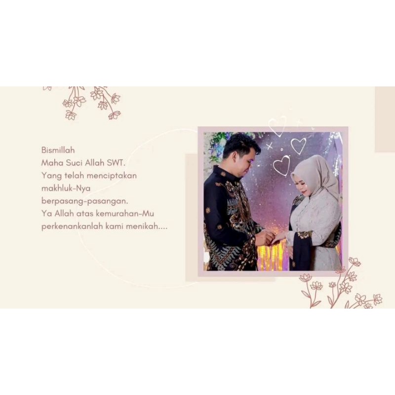 Jual Undangan Digital Video Pernikahan Online (Wedding Invitation ...