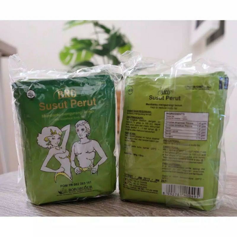 Jual Borobudur Jamu Serbuk Susut Perut Seduhan Mengurangi Kelebihan ...