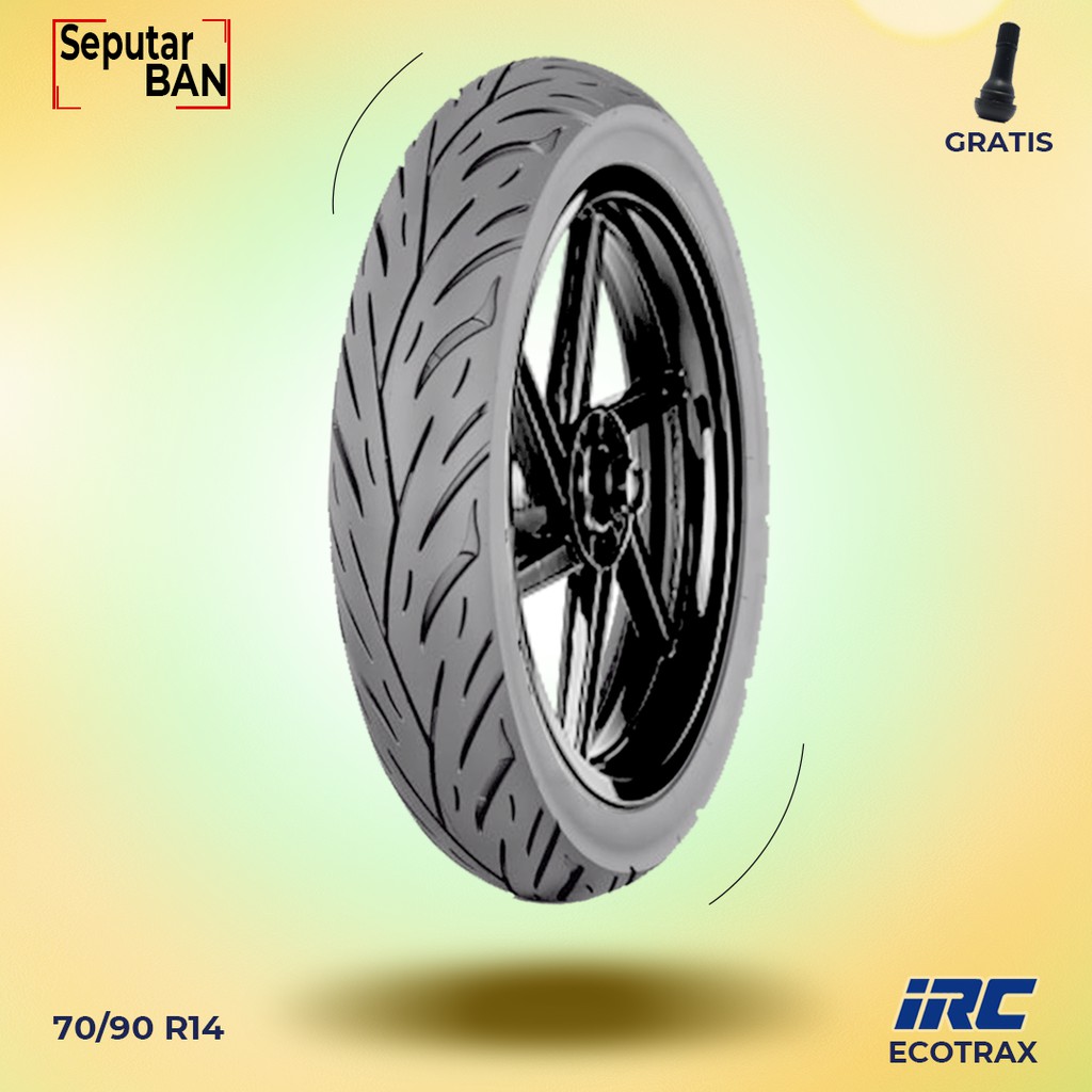 Jual PROMO Ban Motor Matic // IRC ECOTRAX 70/90-14 Tubeless | Shopee ...