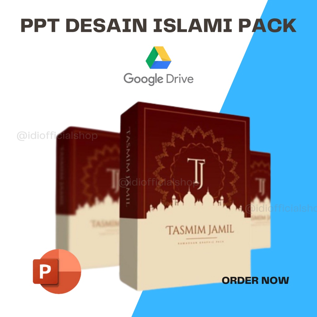 Jual Template PPT Banner dan Animasi Tema Islami | Desain Pack dalam ...