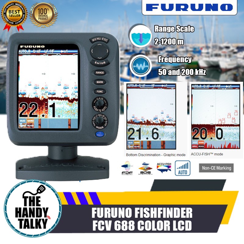Jual FURUNO FISHFINDER FCV 688 FCV-688 FCV688 FISHFINDER ORIGINAL GARANSI Indonesia|Shopee Indonesia