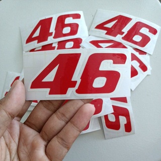 Jual stiker sticker cutting angka 46 rossi | Shopee Indonesia