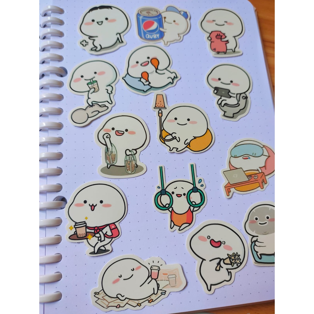 Jual [COD] 13 Pcs Stiker Pentol Lucu love murah aesthetic Scrapbook ...