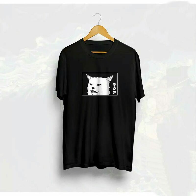 Jual Kaos SMUDGE CAT MEME SHITPOST - T-shirt Premium Pria Wanita - Baju ...