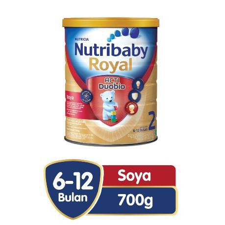 Jual Nutribaby Royal 2 Soya Acti DuoBio+ 700 gr Kaleng Nutri Baby (KODE ...