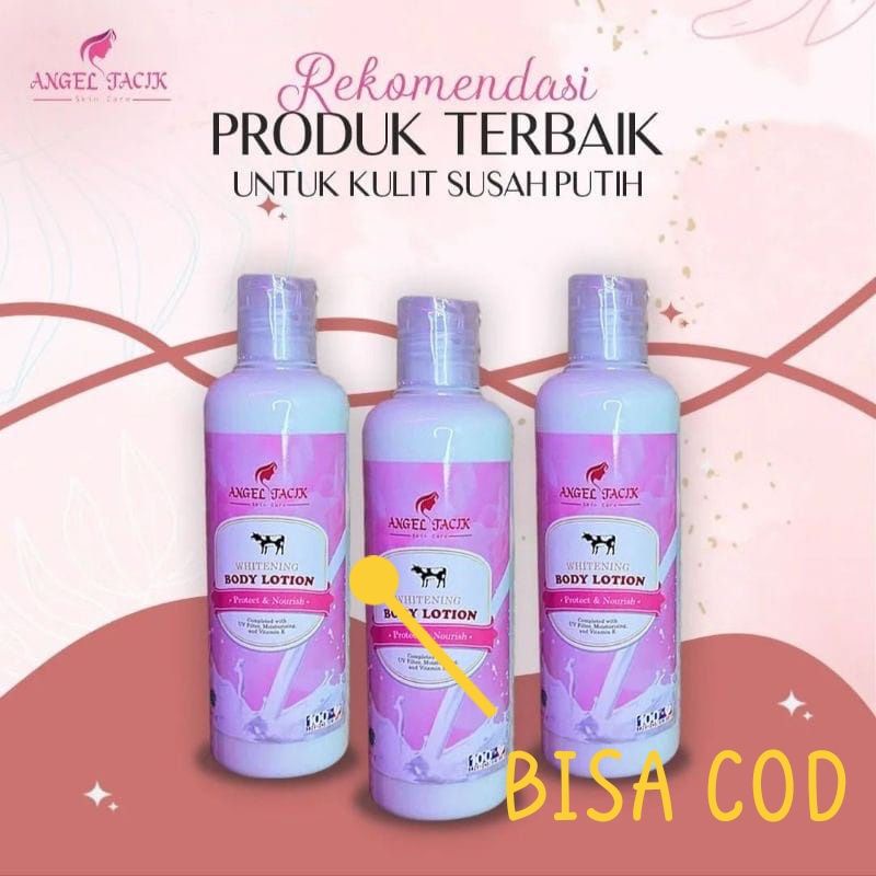 Jual Angel Tacik Whitening Body Lotion ori lotion putih badan BPOM ...