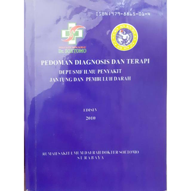 Jual Pedoman Diagnosis & Terapi (PDT) Ilmu Penyakit Jantung Pembuluh ...