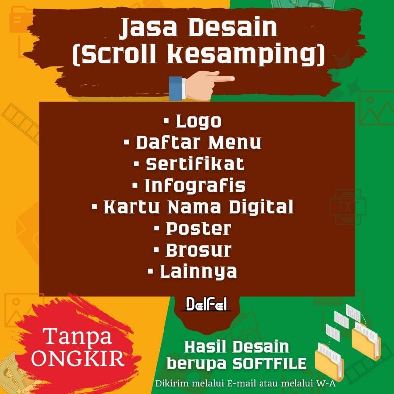 Jual Soft file Desain Poster / Logo / Daftar Menu / Undangan / Kartu ...