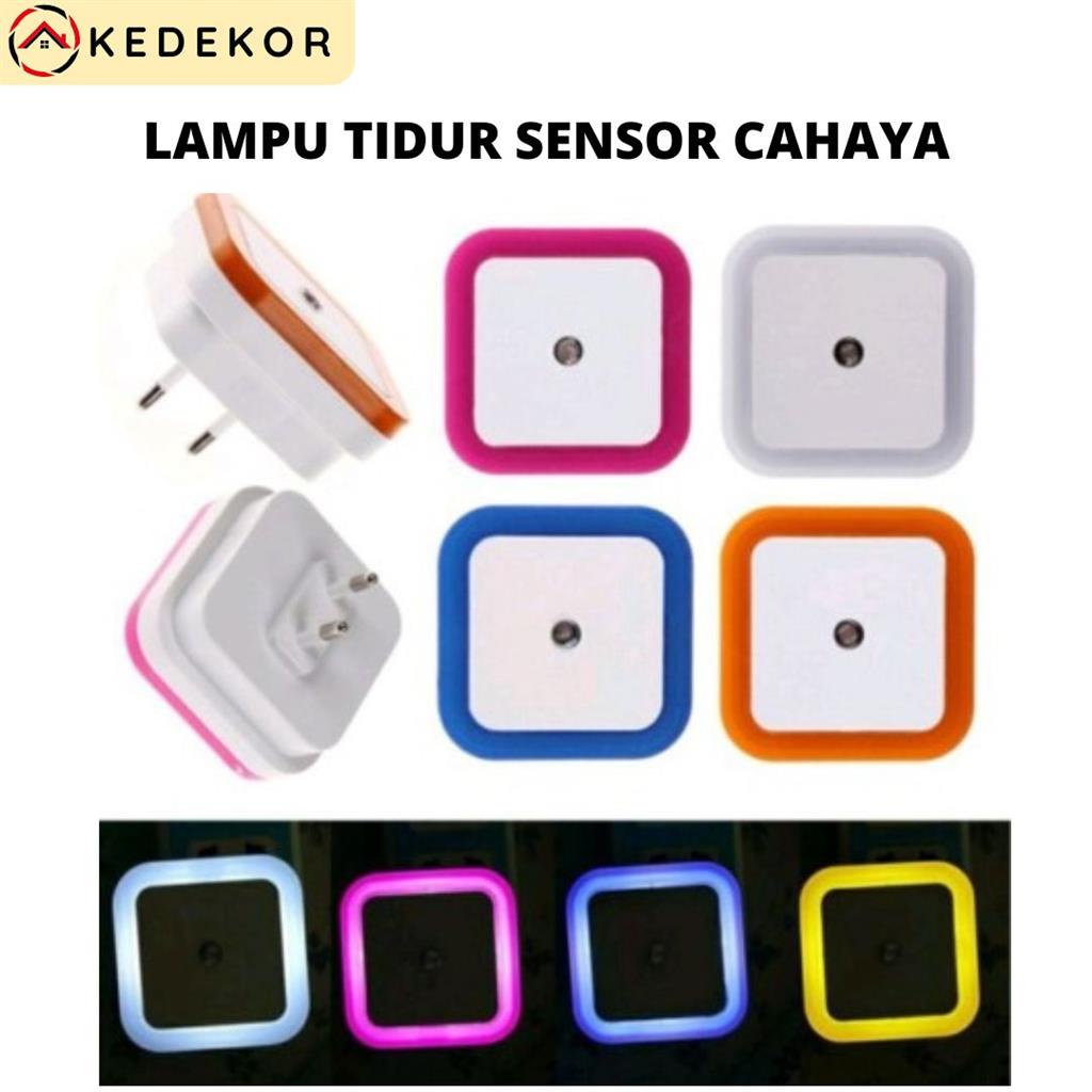 Jual Lampu Tidur LED Otomatis Sensor Cahaya Colok Listrik Dinding ...