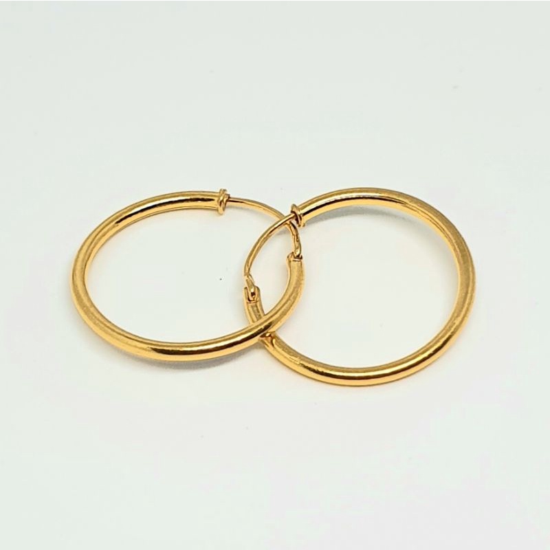 Jual Anting Ring Emas Muda Polos 1 Gram | Shopee Indonesia