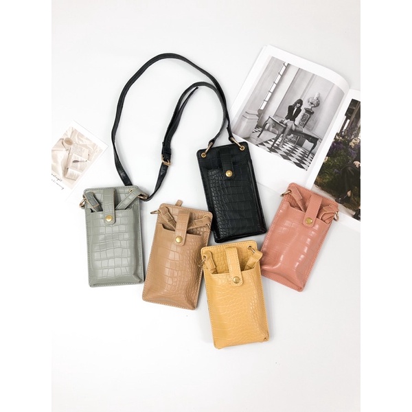 Jual LIMITED CLOU phone bag | Tas hp wanita | Sling bag croco | tas handphone | Dompet hp | Tas ...