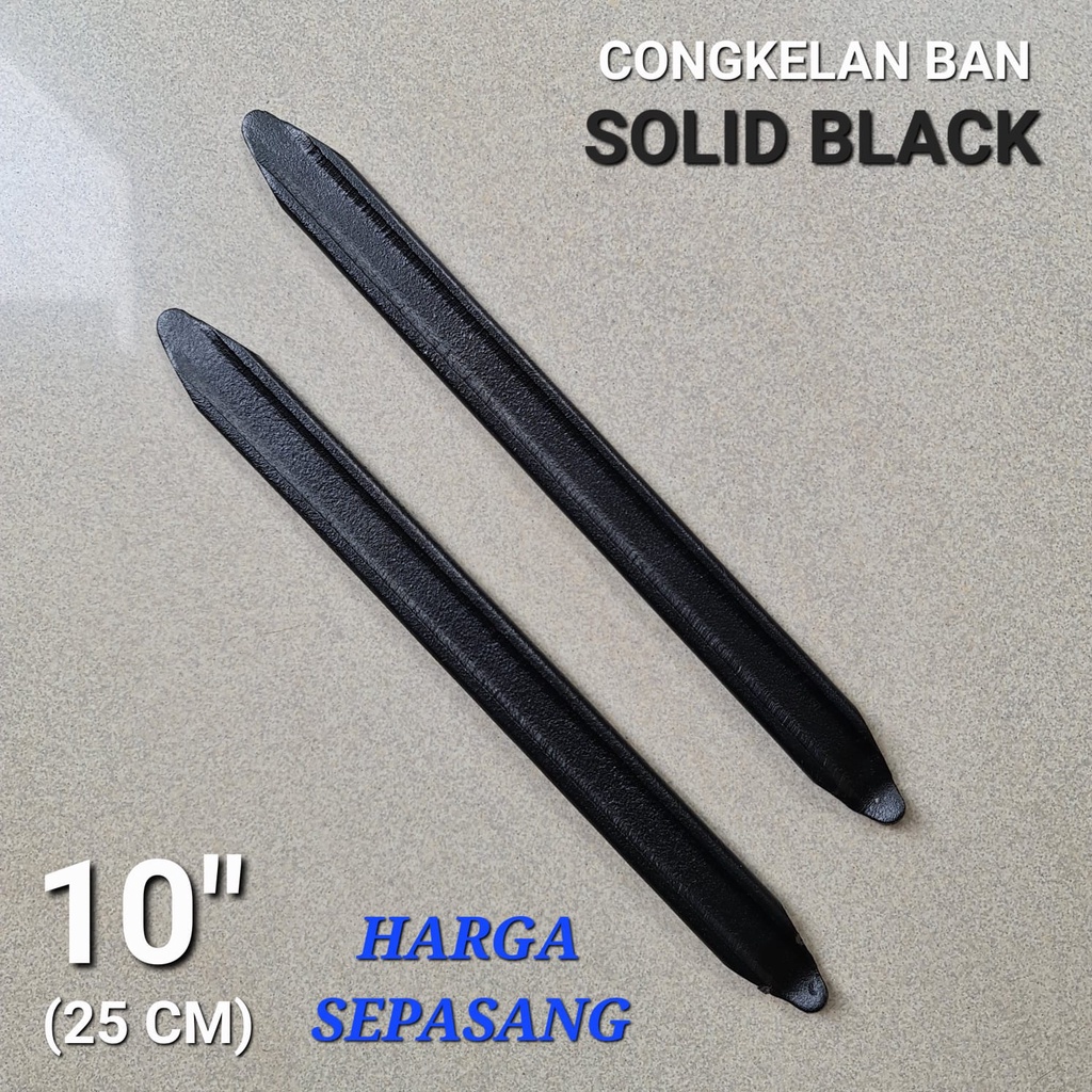 Jual Congkelan Ban Hitam 10 inc SOLID BLACK (Harga Sepasang/ 2PC ...