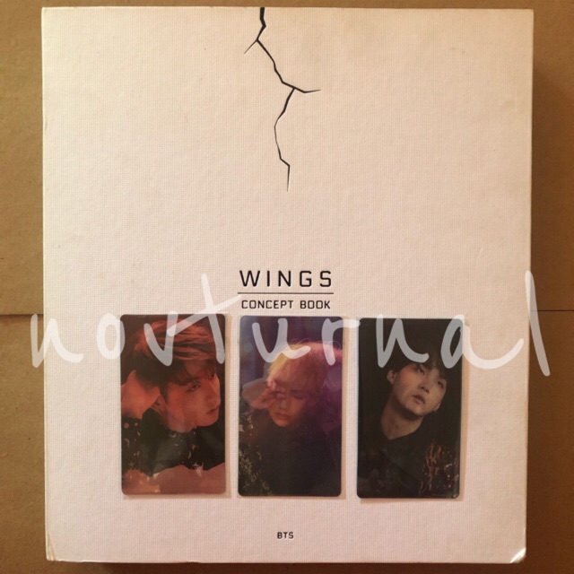 Jual BTS - Wings Concept Book WCB + Lenticular | Shopee Indonesia