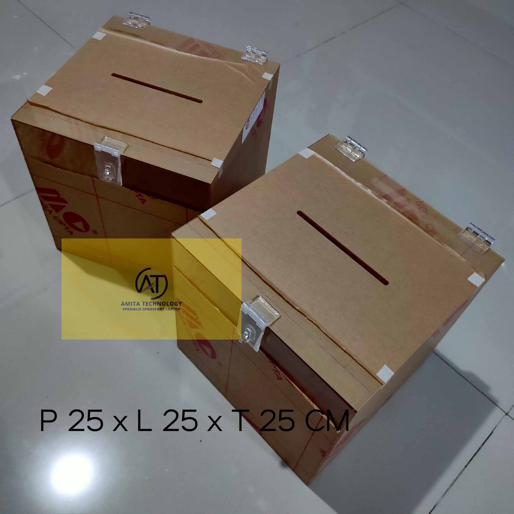 Jual Kotak Undian Jumbo Kotak Dana Sumbangan Acrylic Box Akrilik Besar ...