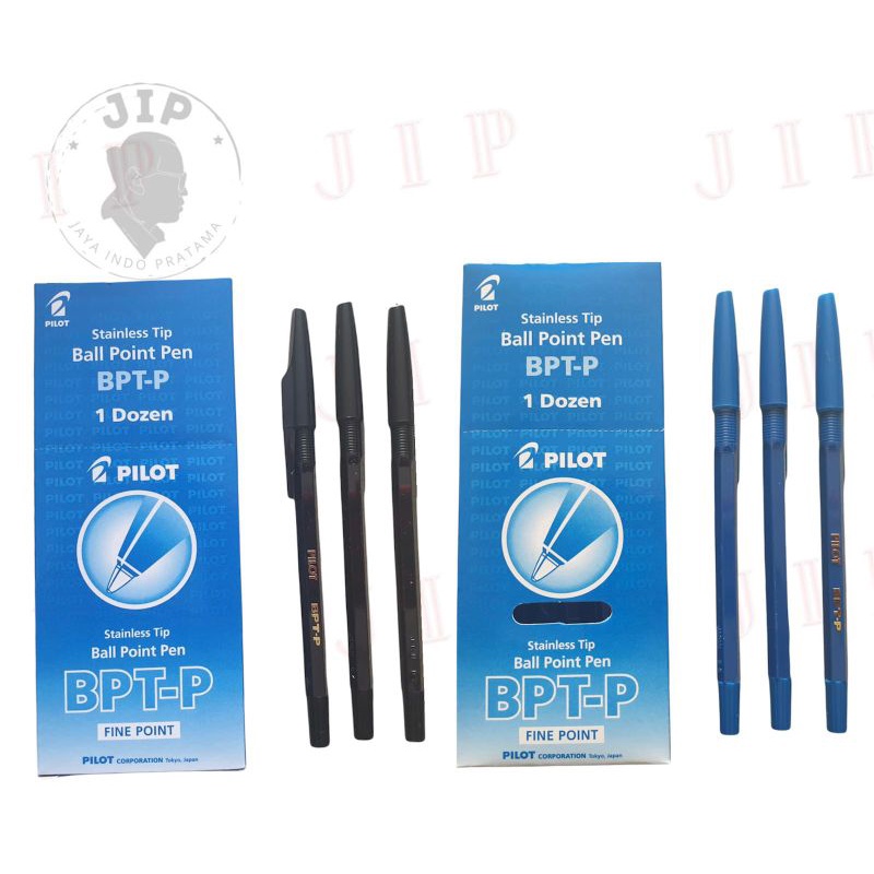 Jual 12pcs Bolpen/Ballpoint/Pulpen/Ballpen Pilot BPTP Hitam Biru (Lusin) | Shopee Indonesia