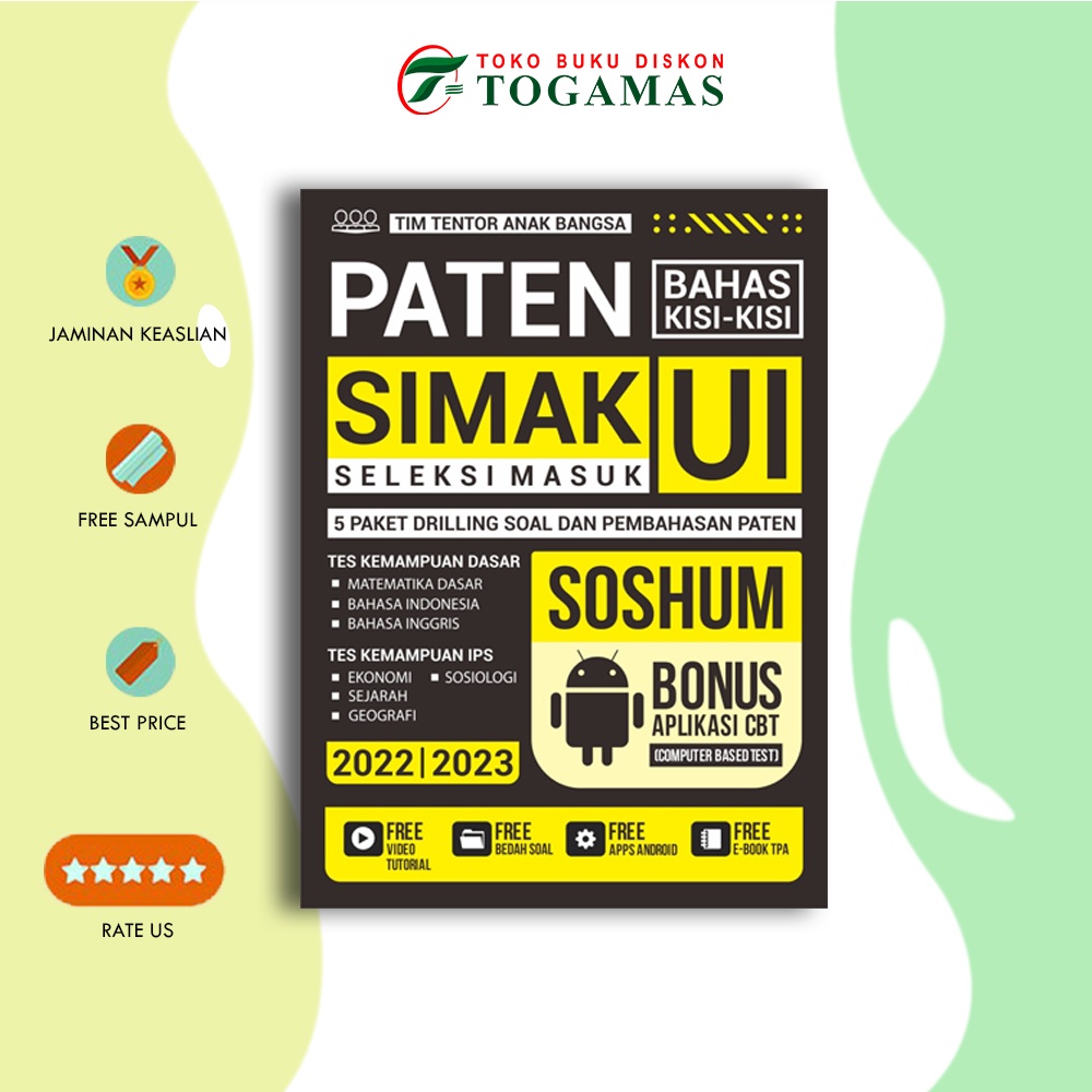 Jual Paten Bahas Kisi-Kisi Simak Ui Soshum 2022-2023 | Shopee Indonesia