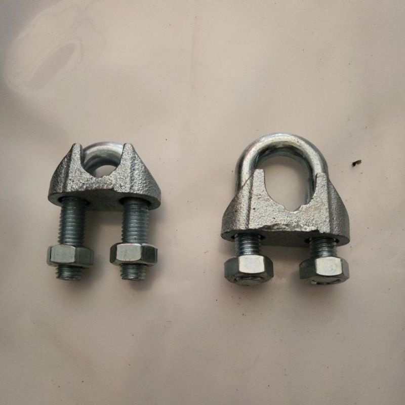 Jual Clam kuku macan klam seling klem seling wire clip klem tali kawat ...