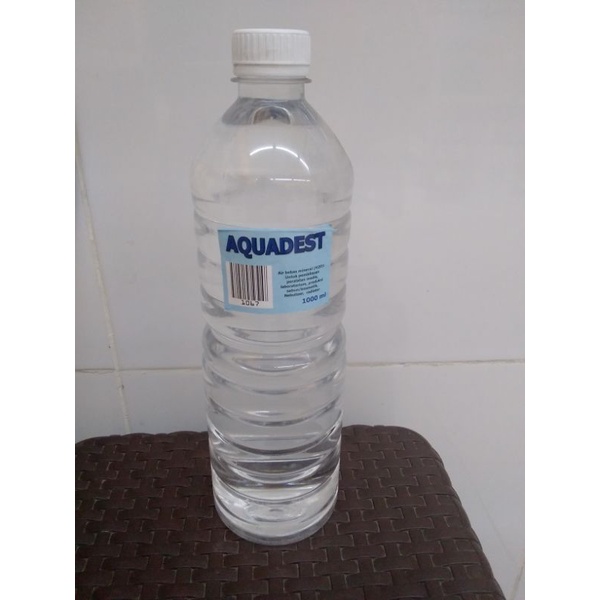 Jual Aquades Aqua Destilata 1 Liter Air Suling H20 Non Mineral ...