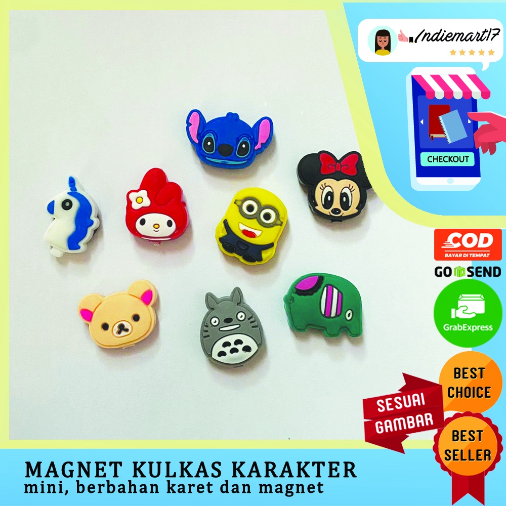 Jual magnet kulkas tempelan refrigerator karakter kartun lucu bahan ...