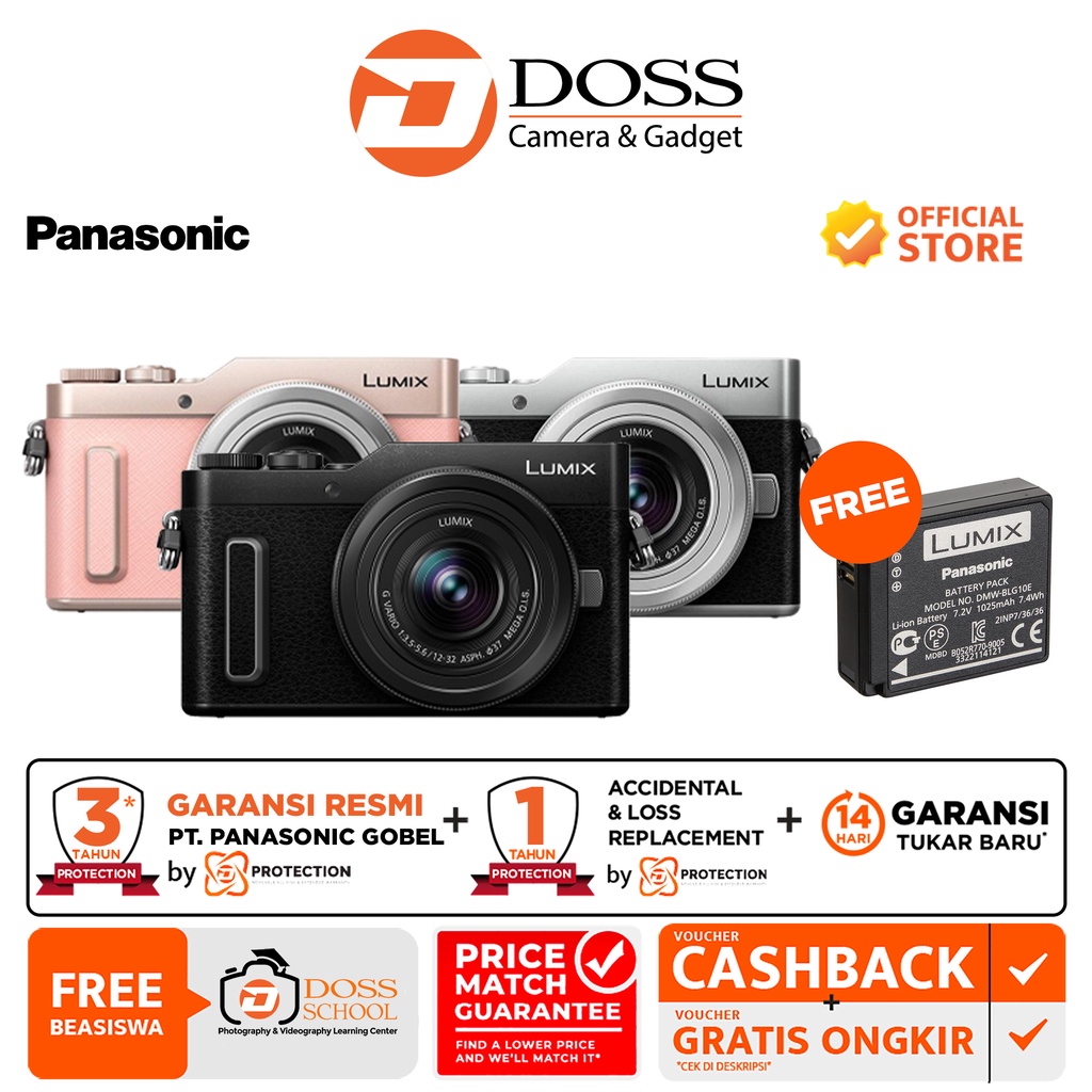 Jual Panasonic GF10 Kit 12-32mm / Lumix GF10 Kit / Panasonic GF10 Kit ...
