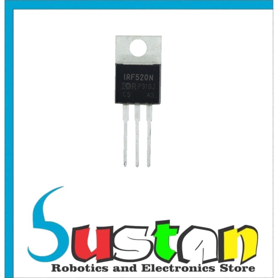 Jual IRF520N IRF 520N 100V 10A CHANNEL POWER MOSFET TO 220 IRF520N MOSFET | Shopee Indonesia