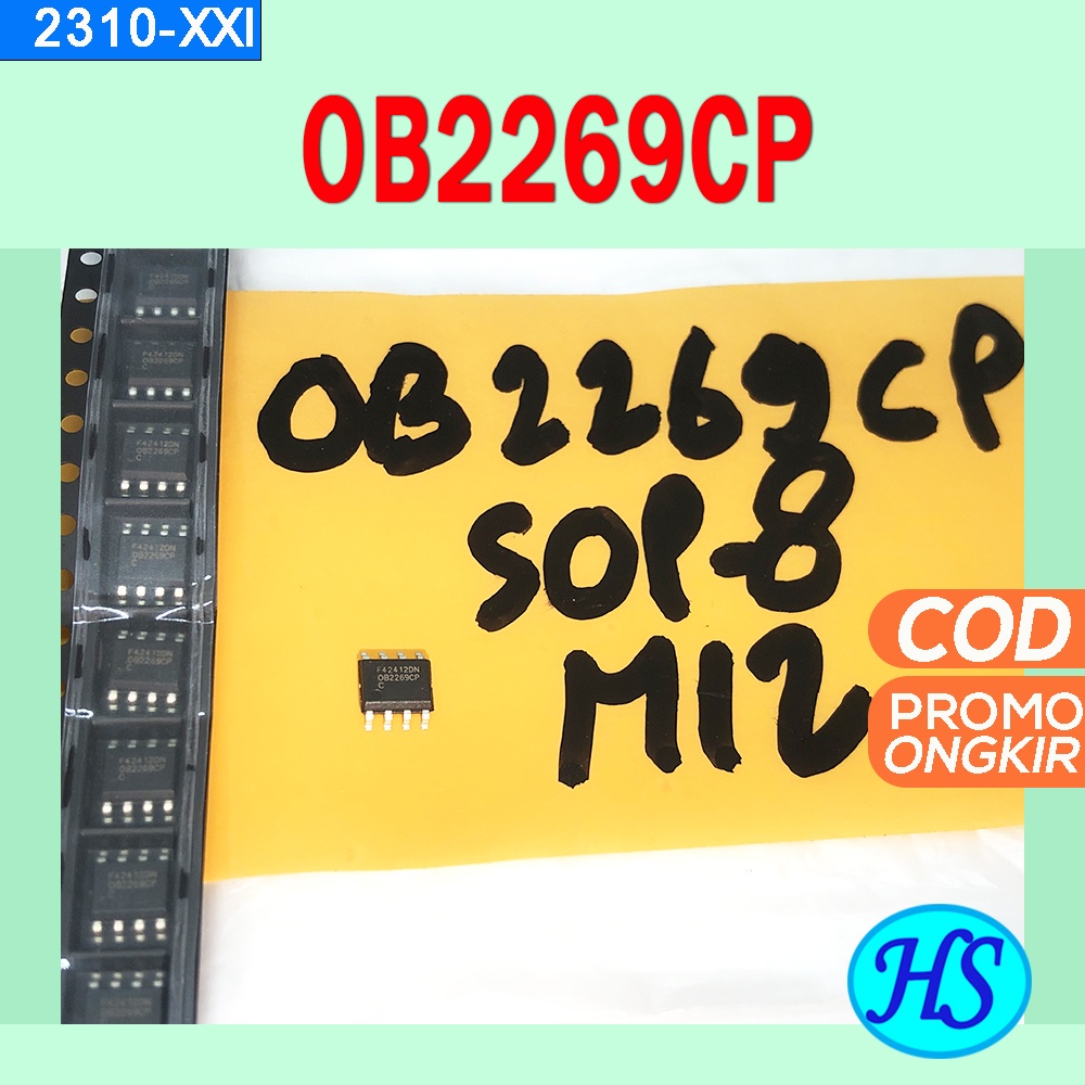 Jual OB2269CP OB2269 SMD SOP8 IC PWM Controller | Shopee Indonesia