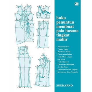 Jual Buku Belajar Menjahit - Buku Membuat Pola Busana Tingkat Dasar Terampil Dan Mahir By ...