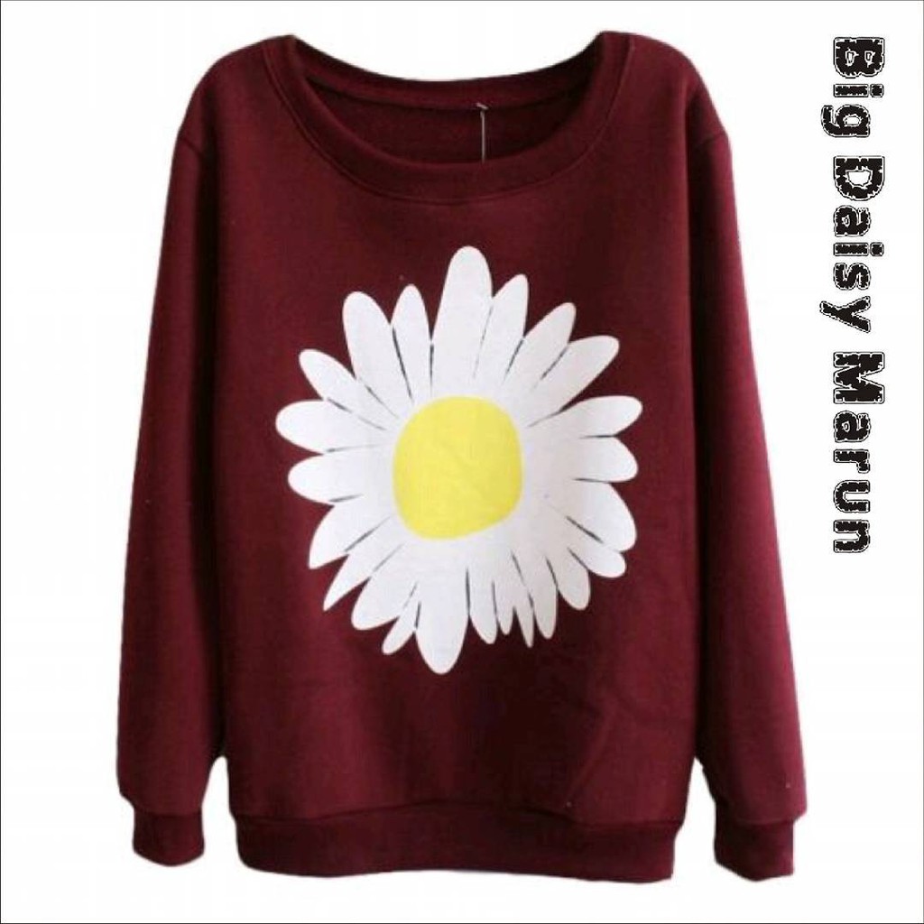 Jual Switer big daisy bahan baby terry all size cocok untuk anak anak ...