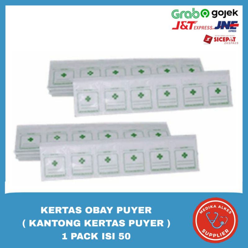 Jual Kertas Puyer Obat Putih/ Kantong Kertas Puyer | Shopee Indonesia