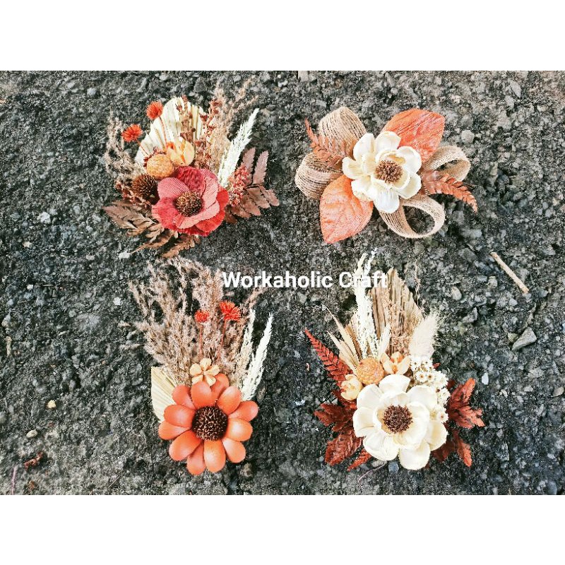 Jual Premium Rangkaian Bunga Kering Rustic Bahan Mahar Rustic Bunga ...