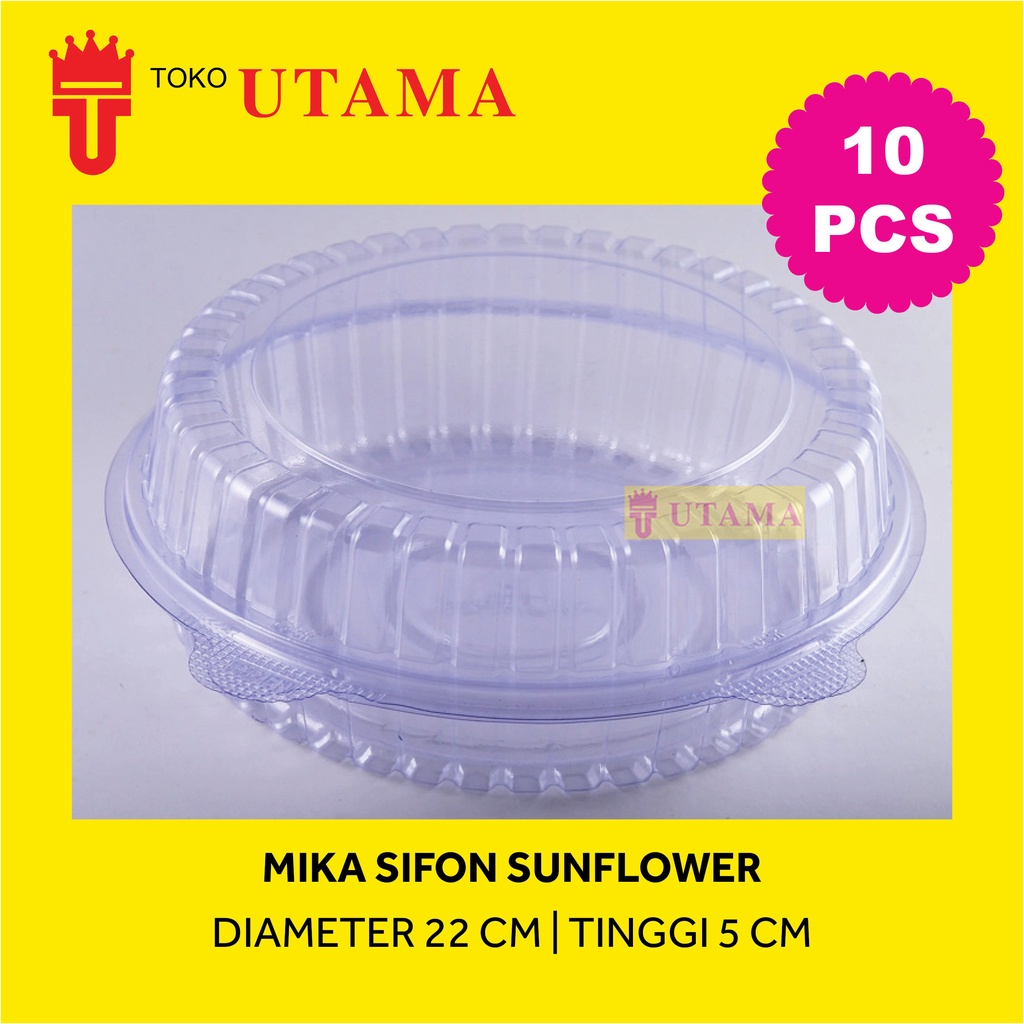 Jual Mika Kue Chiffon Sifon Sunflower (D: 22cm) | Shopee Indonesia