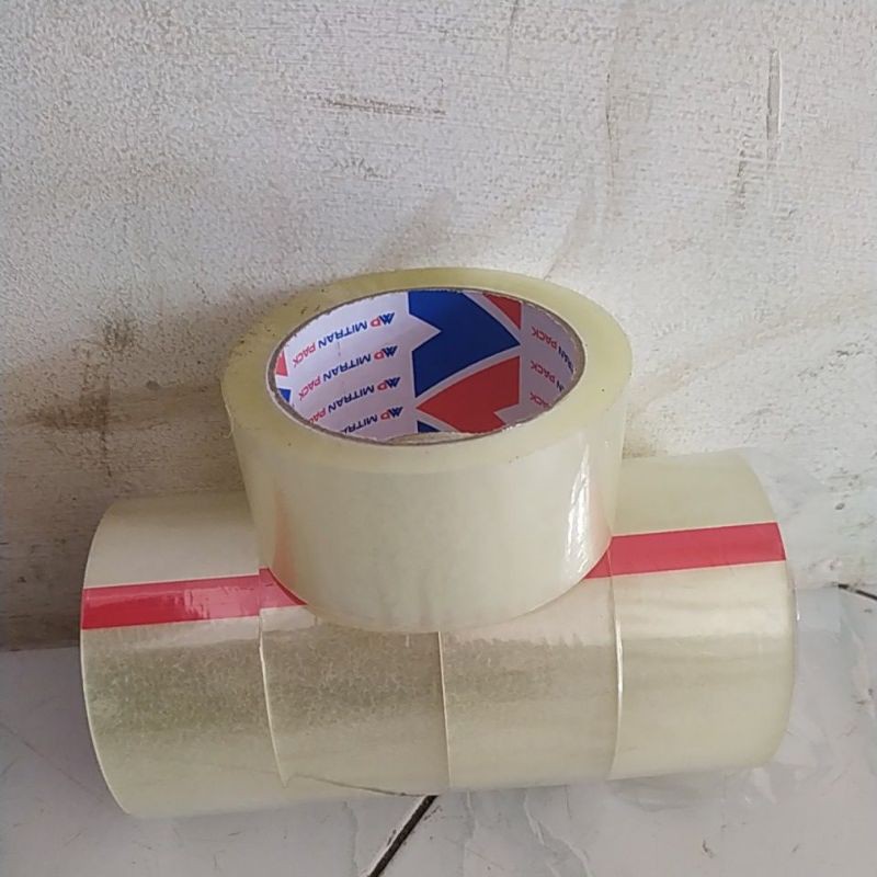 Jual Lakban Bening 100 Yard FULL 45mm Lakban MP Selotip Isolasi Solatip Lakban Packing | Shopee ...