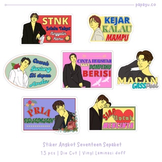Jual Papayu Stiker Angkot Seventeen Die Cut Sticker Kpop | Shopee Indonesia