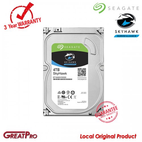 Jual SEAGATE SKYHAWK 4TB SURVEILLANCE HARDDISK | Shopee Indonesia