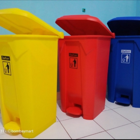 Jual tempat sampah injak 100 liter hdpe plastik merk dalton Indonesia|Shopee Indonesia
