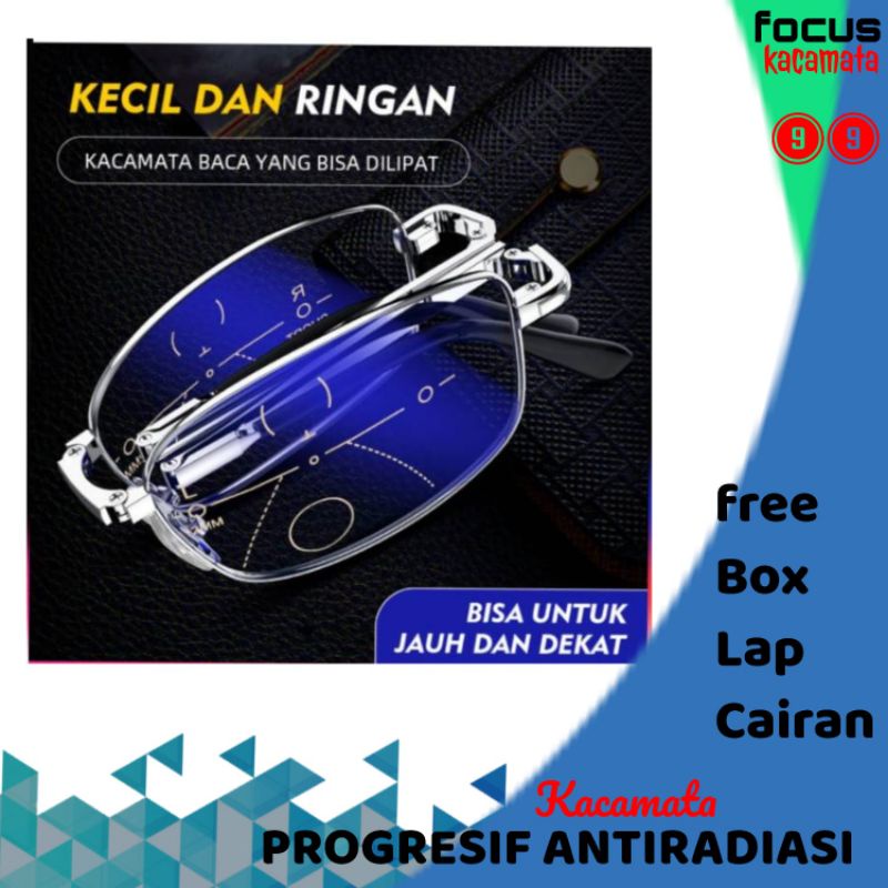 Jual kacamata baca progresif jauh dekat model lipat tersedia untuk ...
