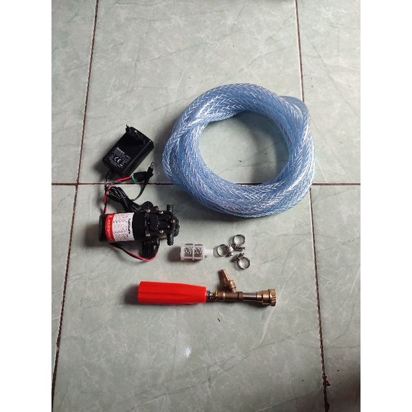 Jual alat steam motor mobil pompa dc 12 volt steam mini fullset ...
