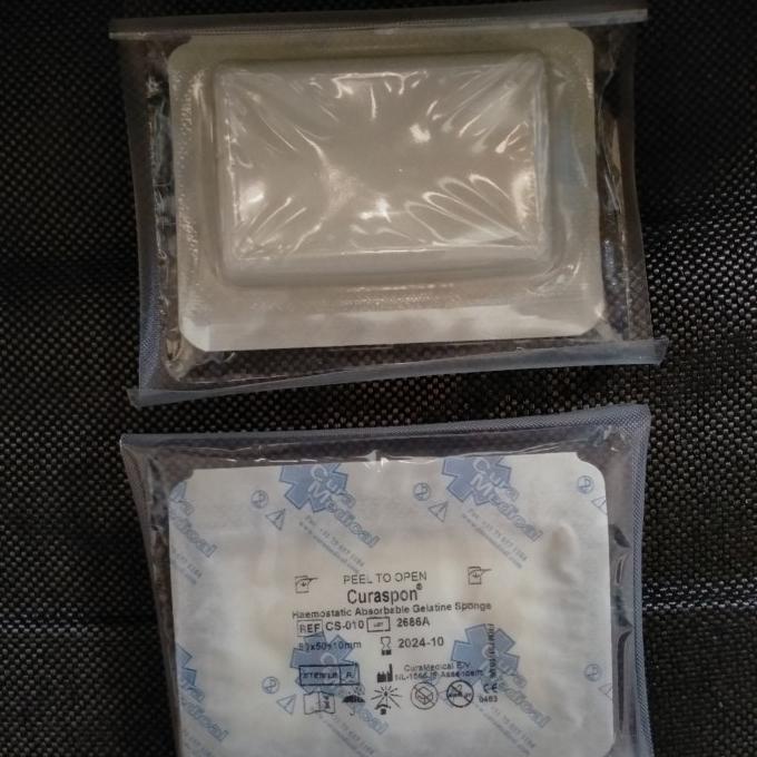 Jual Curaspon Standard 80X50X10Mm /Haemostatik Absorbable Gelatin Spon ...