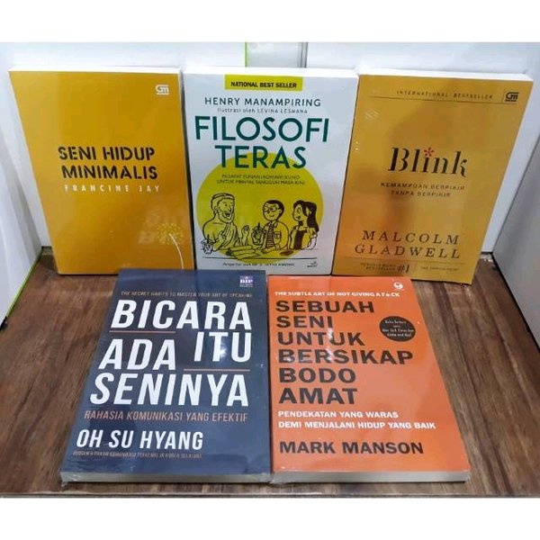 Jual blink filosofi teras seni hidup minimalis sebuah seni untuk bersikap bodo amat bicara itu ...