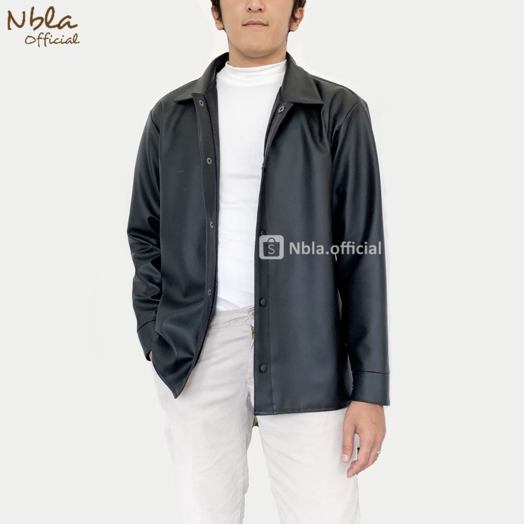 Jual Jaket Kulit Sintetis Pria Jaket Oversize Pria Korean Style Jaket ...